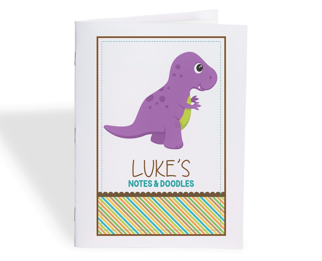 Dinosaur Notes & Doodles Book | Dinosaur Notebook | A5 Notebook ...