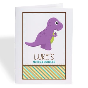 Dinosaur Notes & Doodles Book | Dinosaur Notebook | A5 Notebook ...