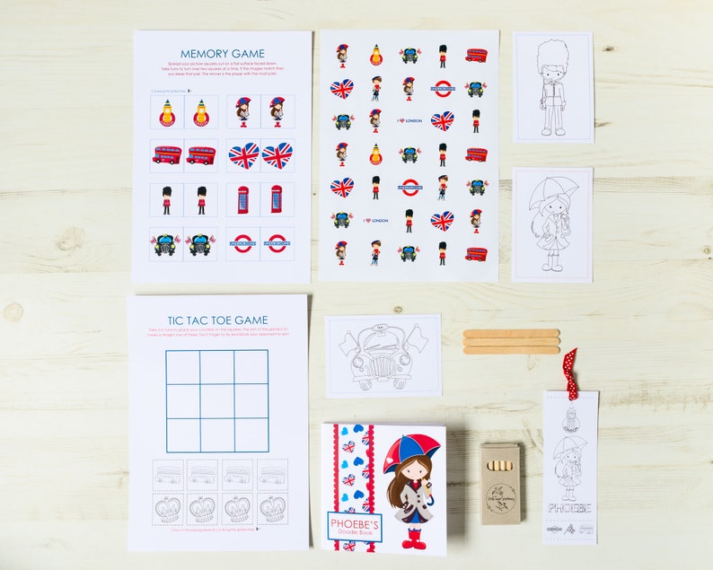 Personalised London Activity Bundle | London Activity Set | British UK ...