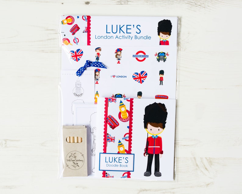 Personalised London Activity Bundle | London Activity Set | British UK ...