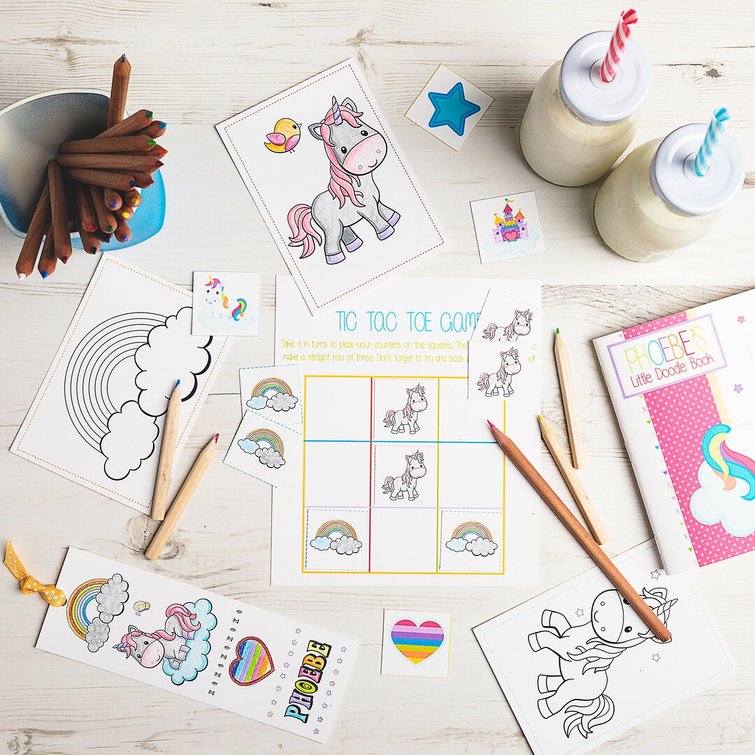 Bumper Unicorn Activity Bundle - Etsy UK