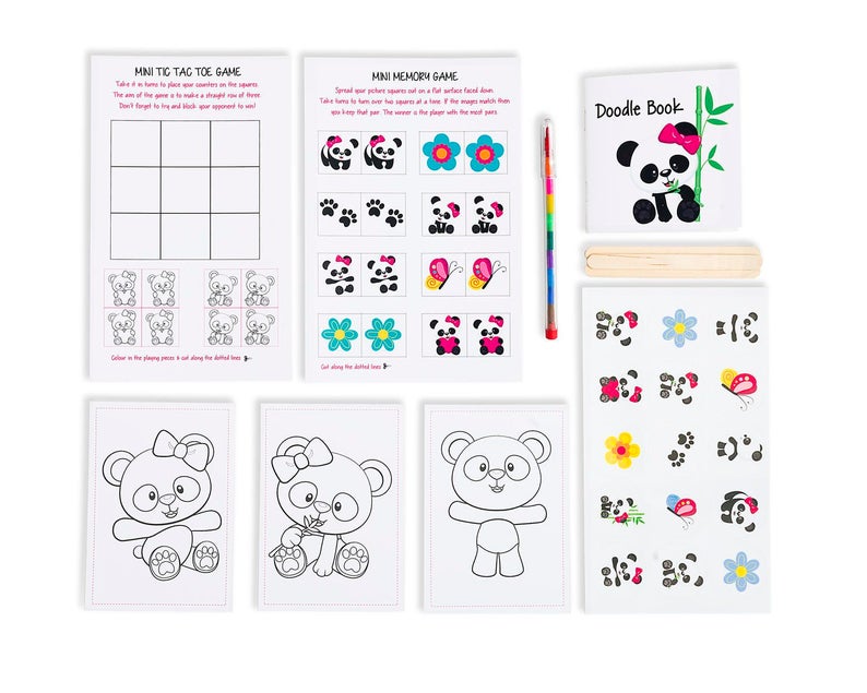 Mini Panda Activity Bundle - Etsy UK