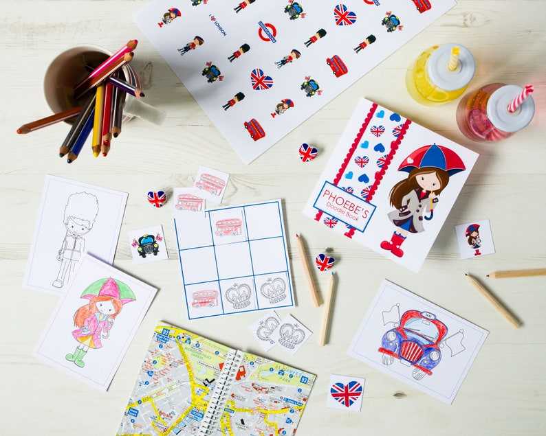 Personalised London Activity Bundle | London Activity Set | British UK ...
