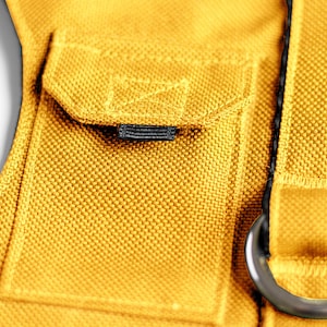 Yellow Fishing Vest. Custom-made Water-repellent Cat Harness With ...