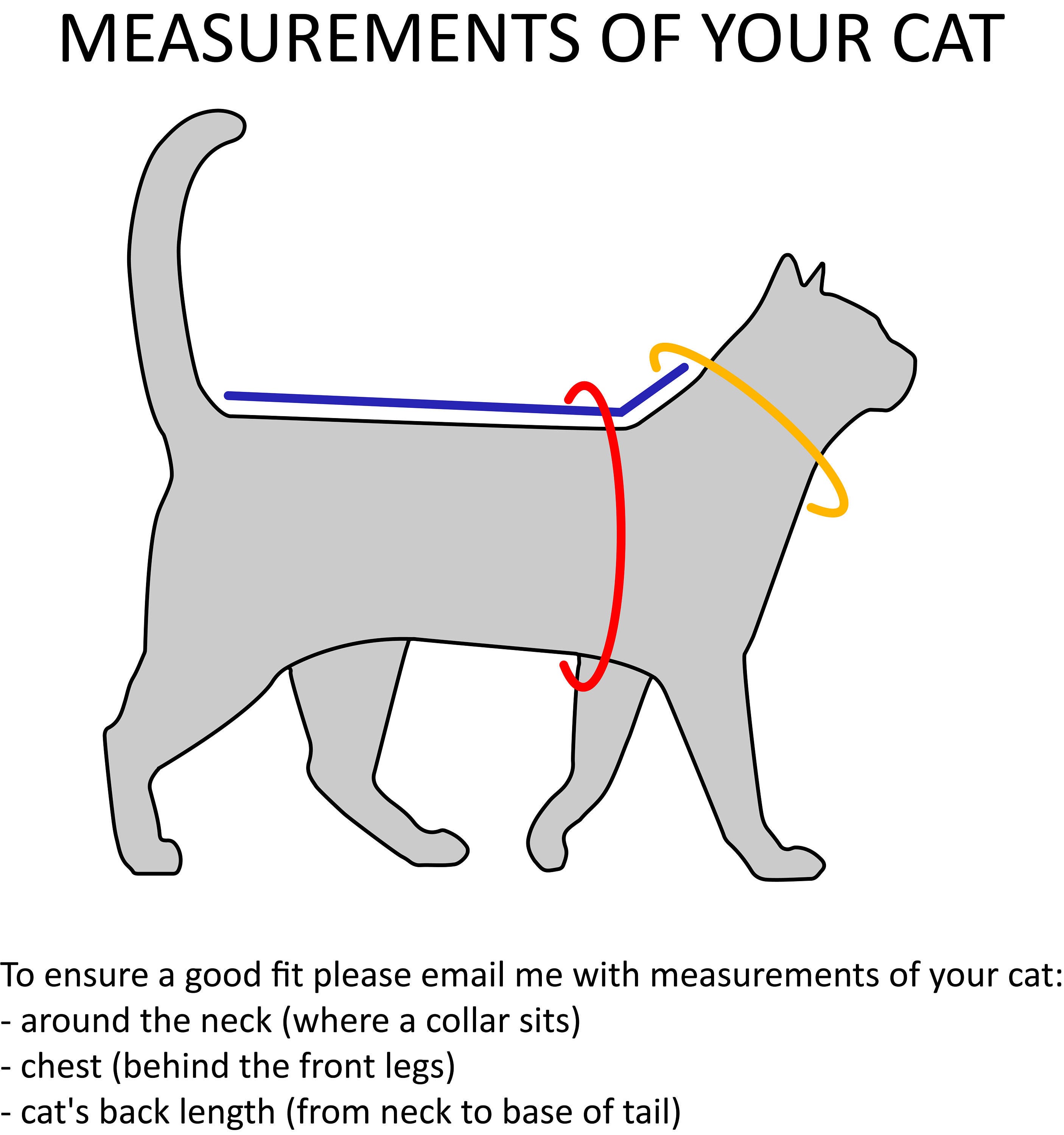 BIRD PATROL. Water-repellent Yellow Safety Cat Harness With | Etsy