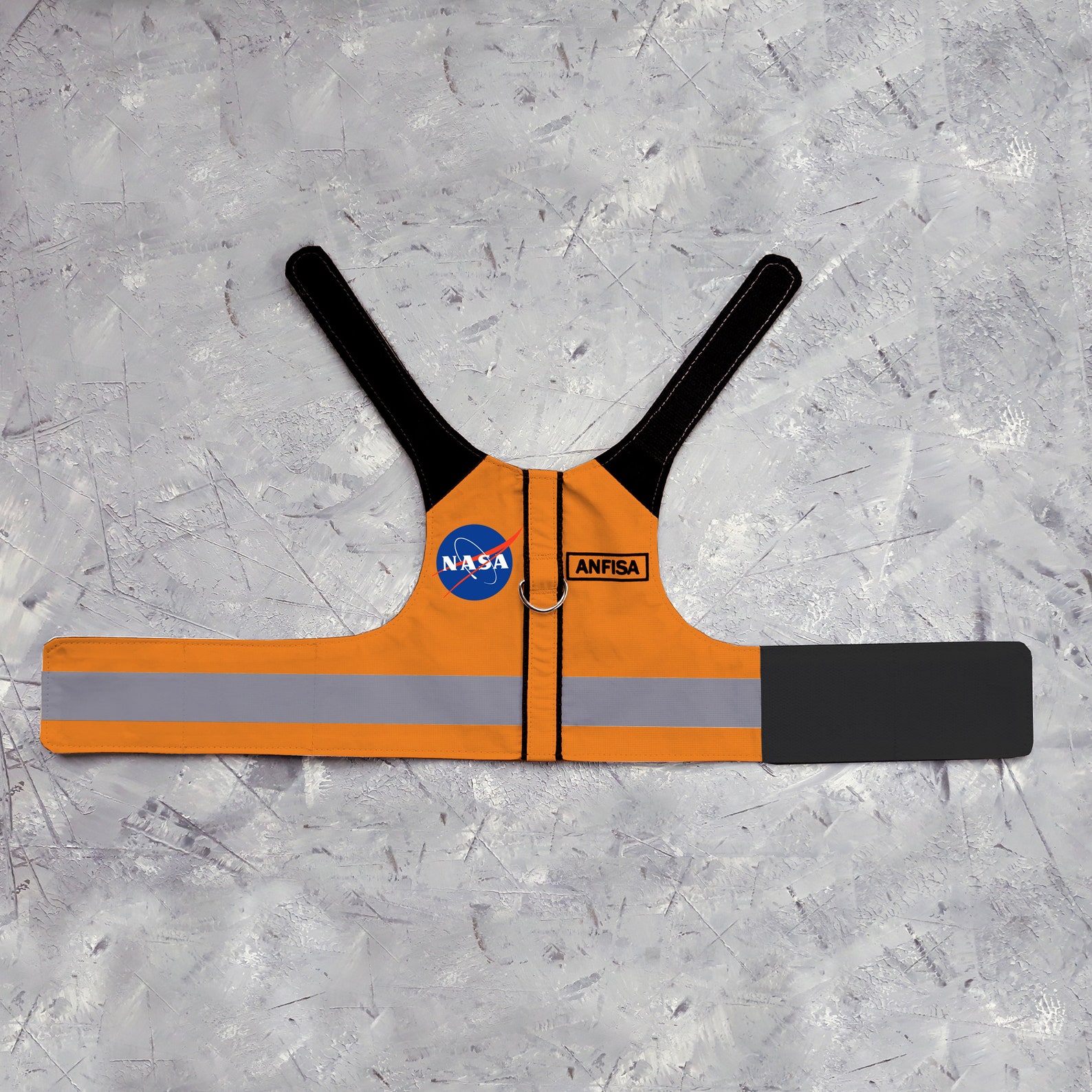 Personalized Orange NASA Cat Harness With Your Cat's Name | Etsy