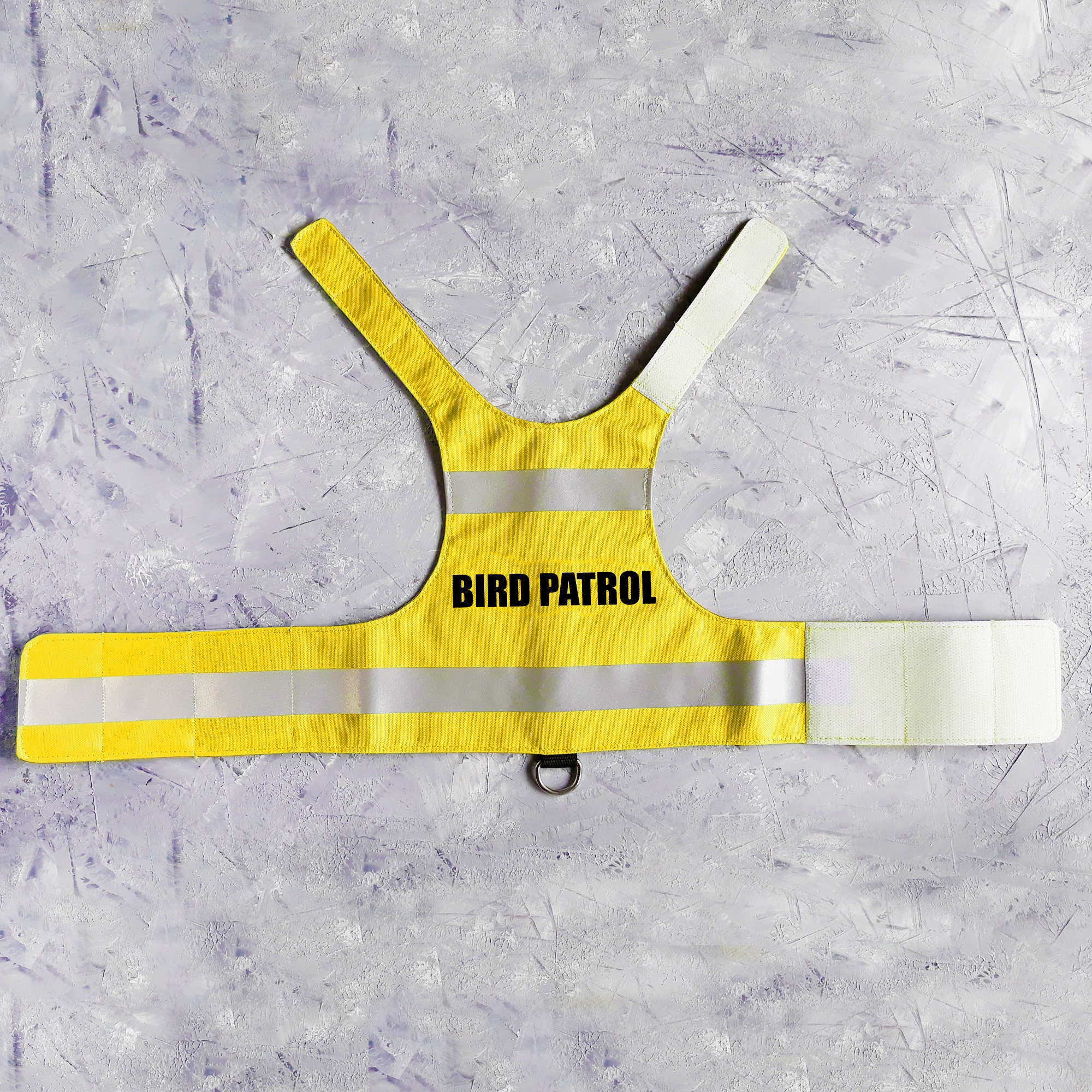 BIRD PATROL. Water-repellent Yellow Safety Cat Harness With | Etsy