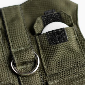 Khaki Fishing Vest. Custom-made Cat Harness With Pockets for Gps ...