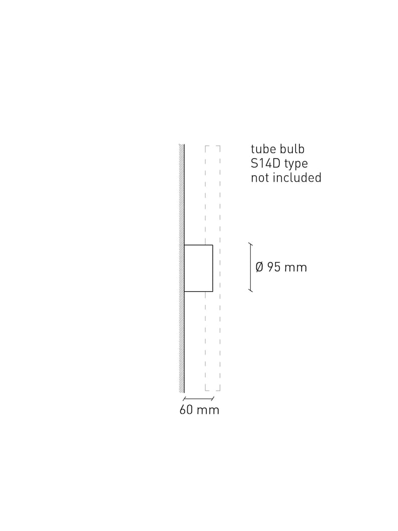 Minimalist Wall and Ceiling Concrete Linear Light OTTO - Etsy