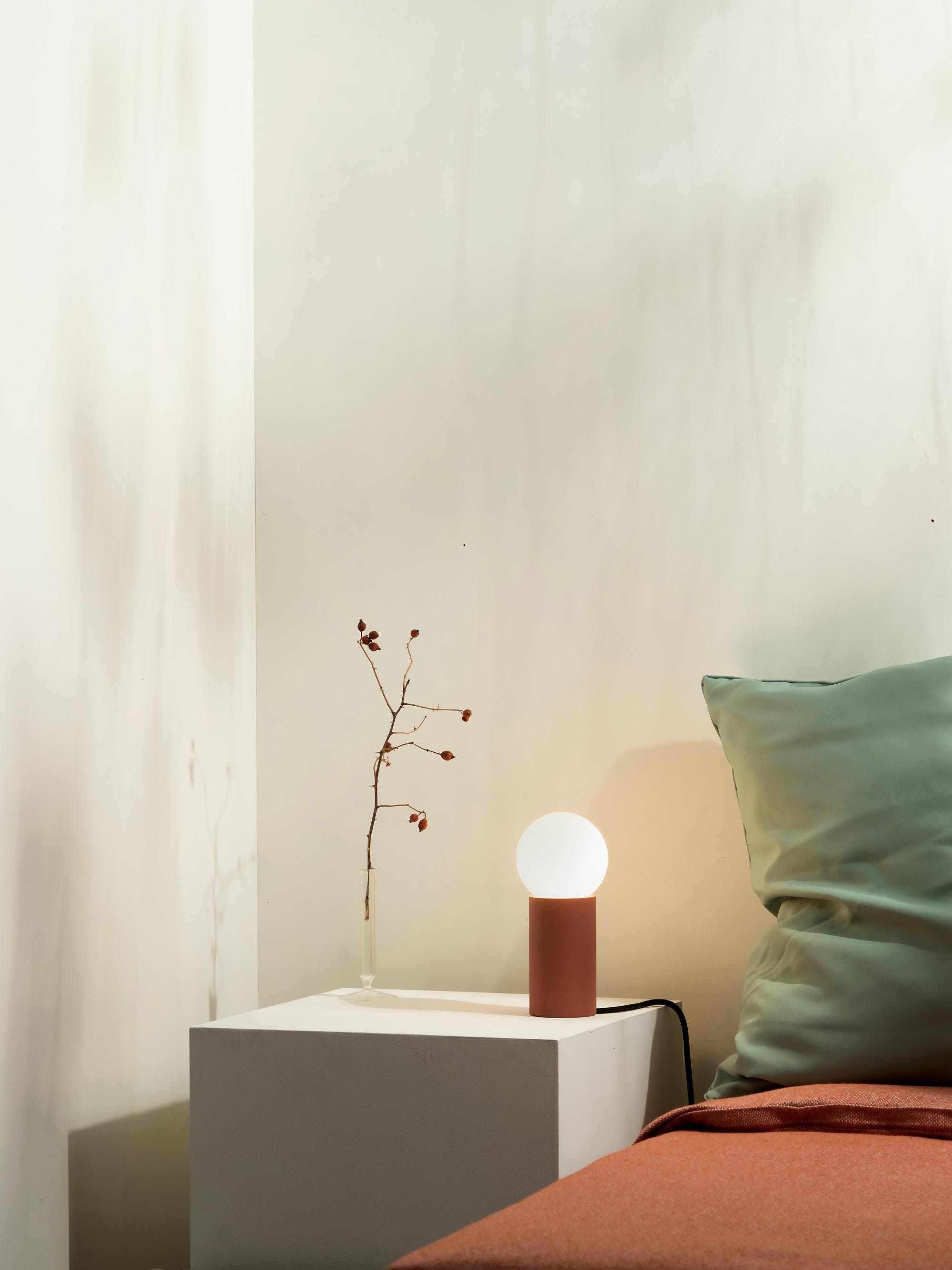 Concrete Design Table Lamp LENA - Etsy