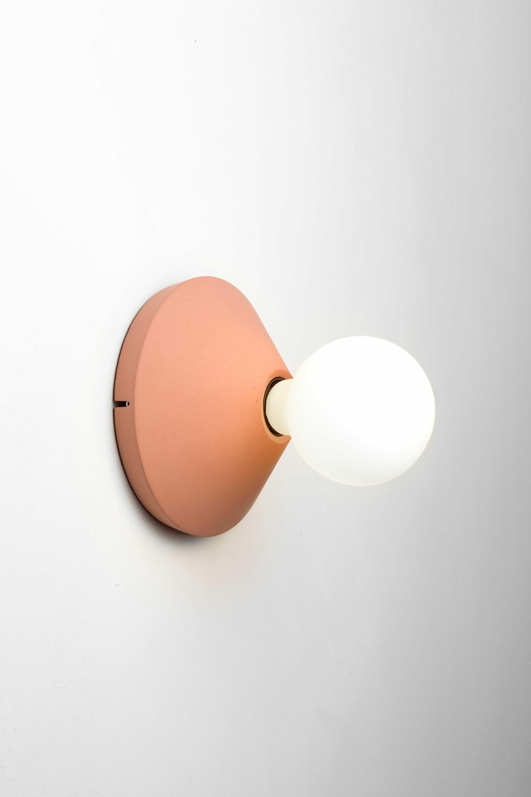 Minimalist Lighting | ADA Ceiling Lamp and Wall Light in Salmon ...