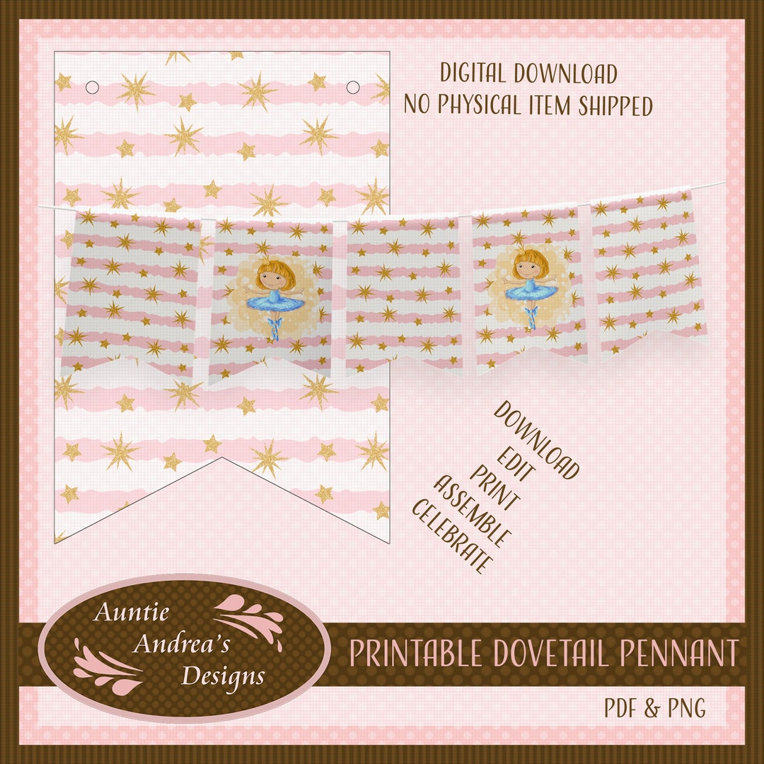 Printable Princess Party Bunting Banners for Birthday and Fun ...