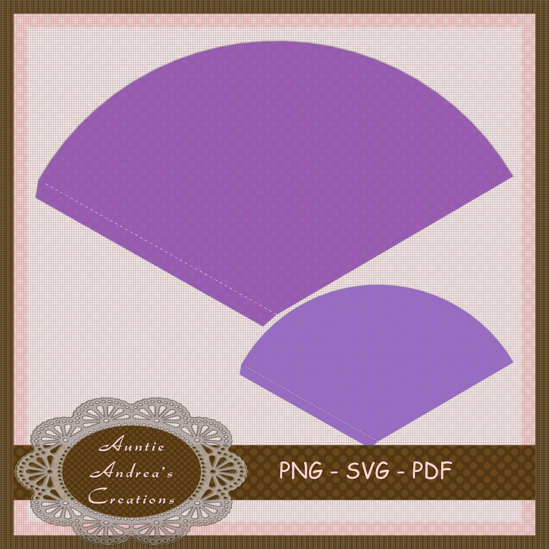 Cone Template - PNG, PDF and SVG Files for Printing and Cutting - Etsy ...