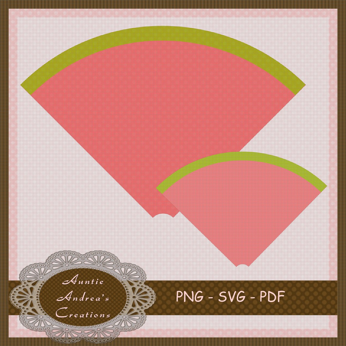 Cone 2 Template - PNG, PDF and SVG Files for Printing and Cutting ...