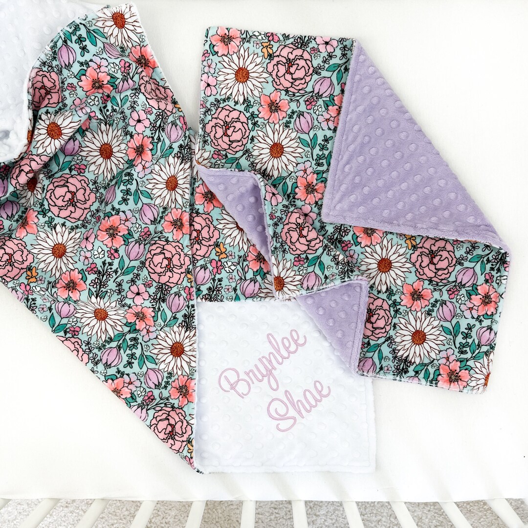LAST CHANCE - Personalized Baby Blanket, Blanket for Newborn Girl, Gift ...
