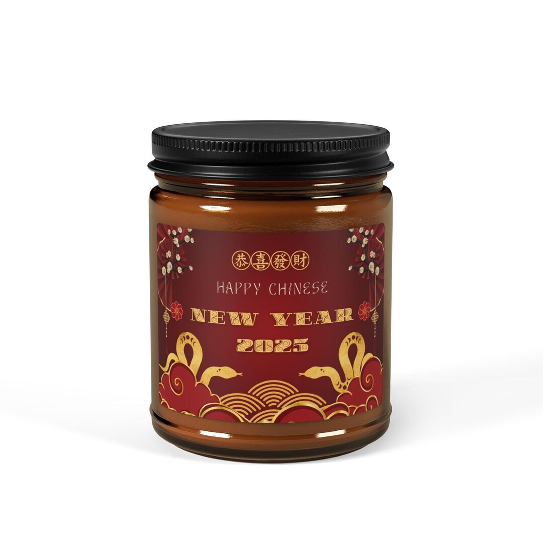 Year of the Snake Candle, Lunar New Year Gift, Chinese Zodiac Candle ...