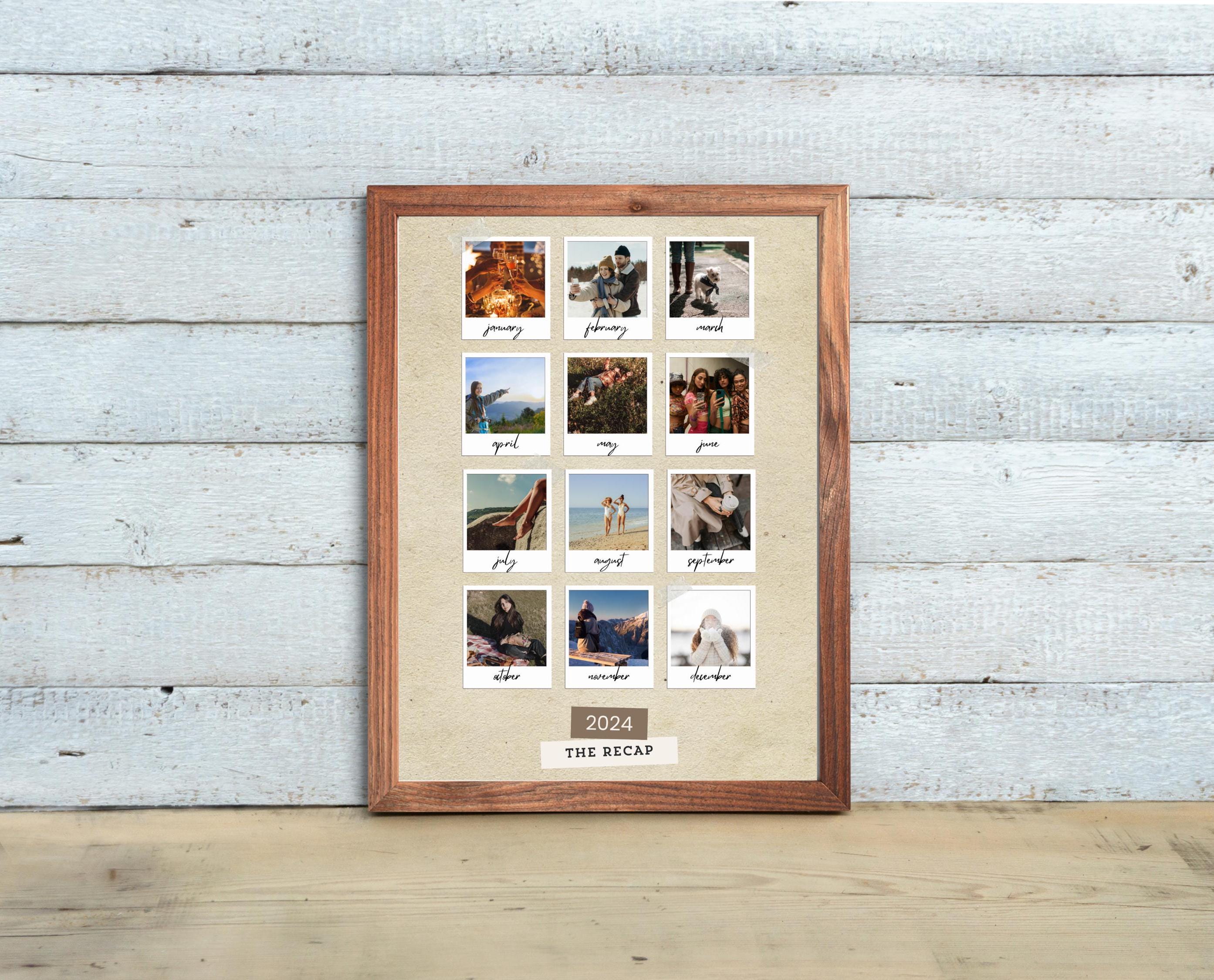 Custom Minimalist Polaroid Photo Collage | Year Recap | Vintage Style ...