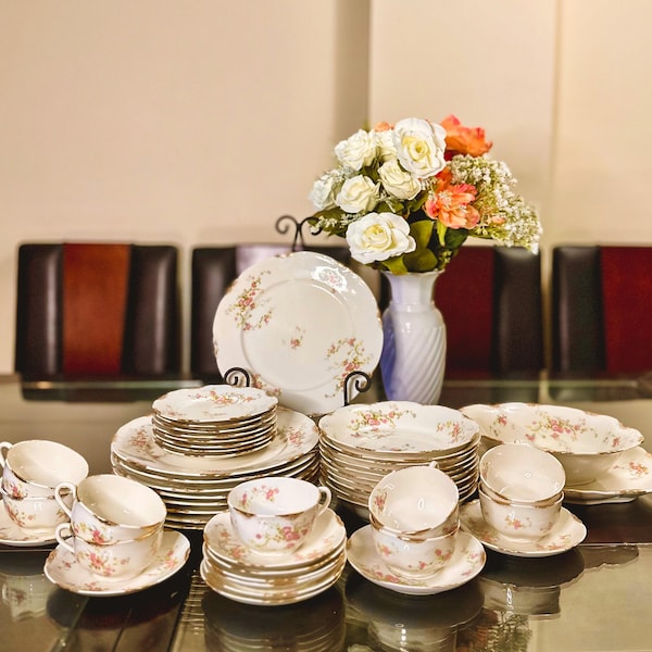 Antique China Dinnerware Sets - Etsy