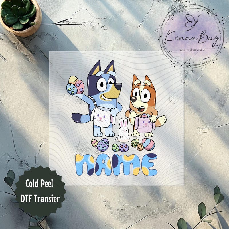 Bluey Heat Transfer - Etsy