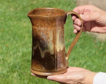 Hand Made Pottery Pitcher - Etsy