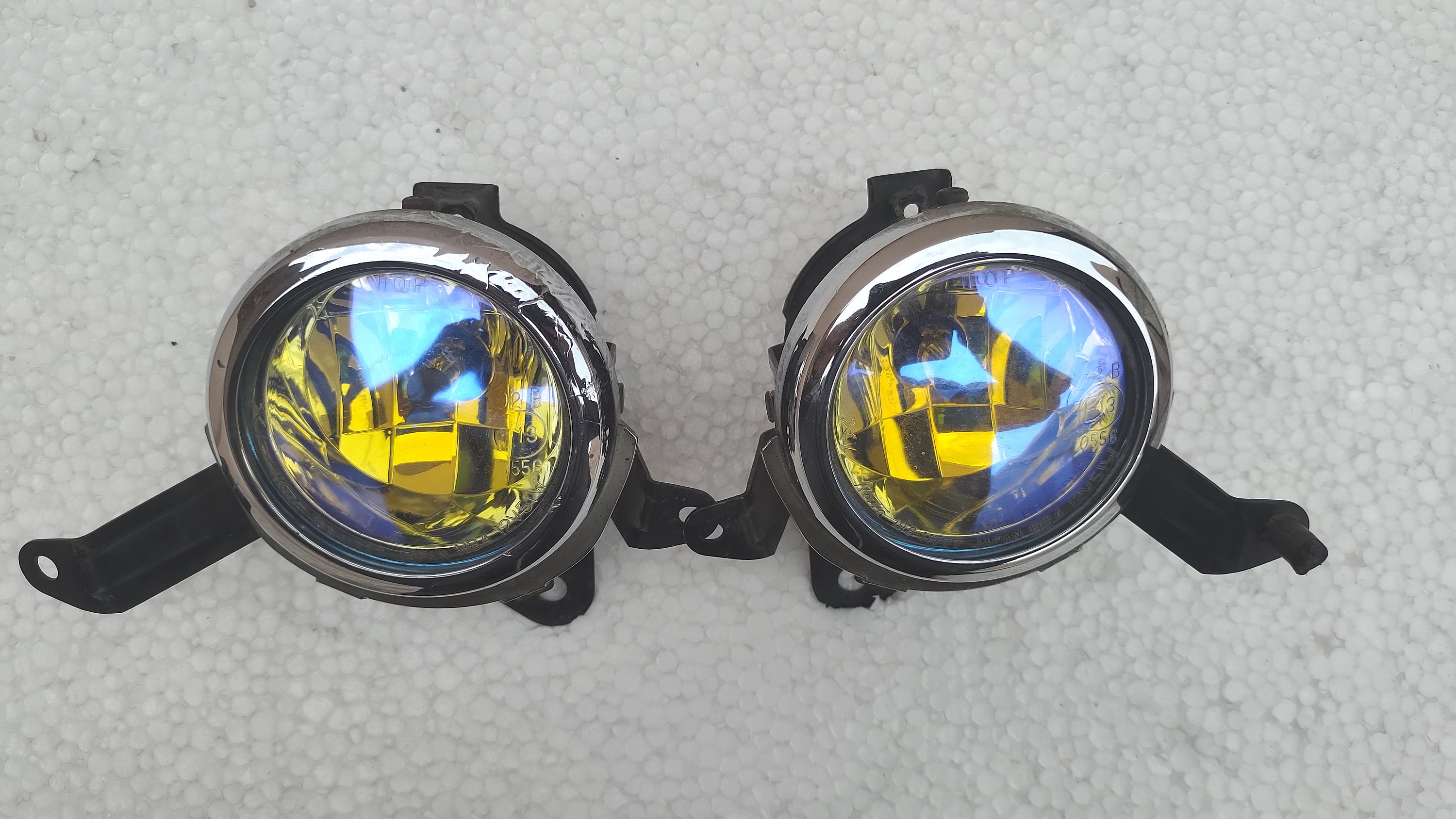 JDM Subaru Impreza WRX STI Gdb Gda Crystal Rainbow Chrome Fog Lights ...