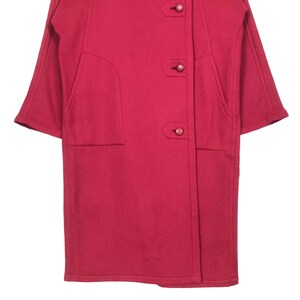 Vintage 80s Christian Dior Prêt-a-porter Modèle Exportation Wool Trench Coat Overcoat ...