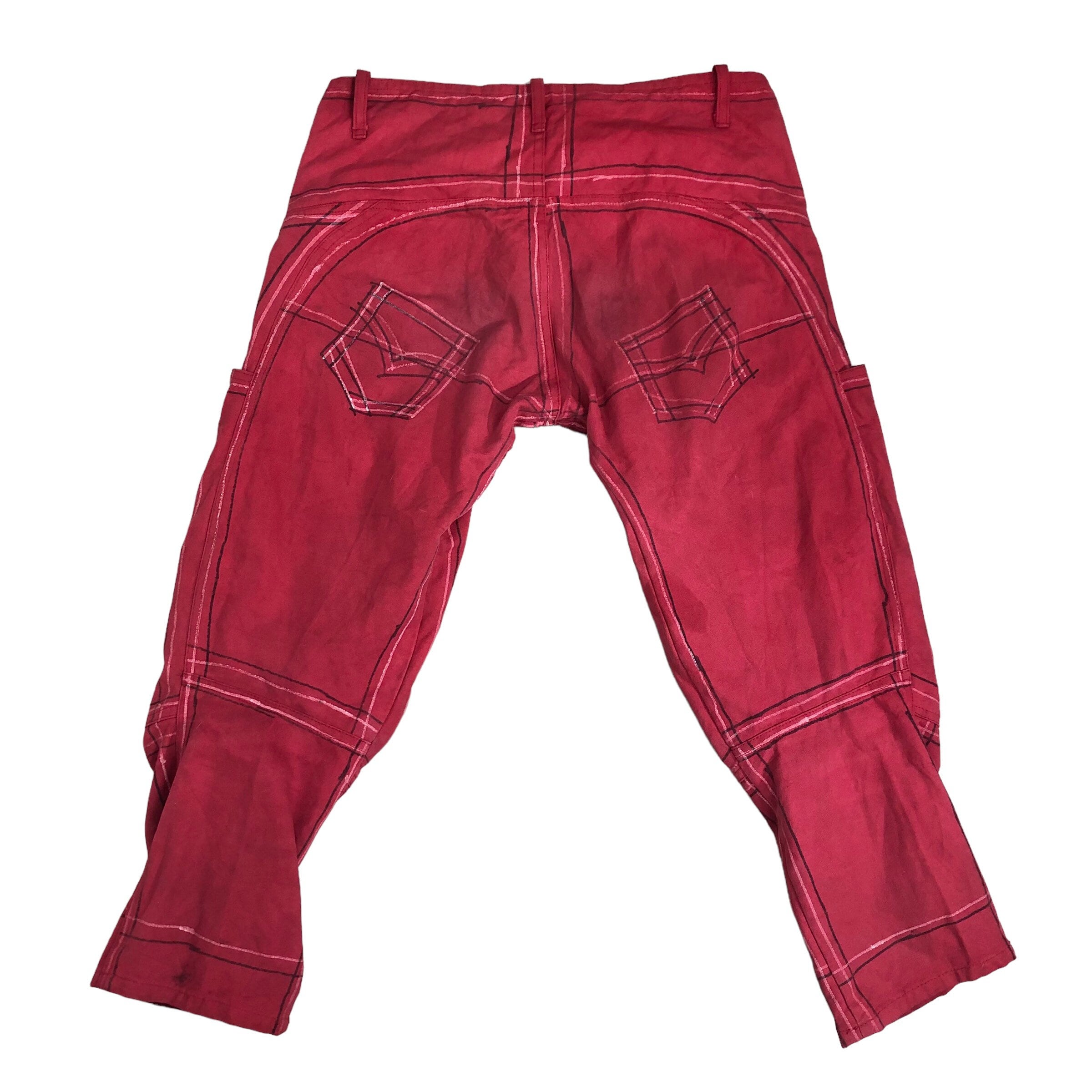 Vintage Christopher Nemeth Archive Duck Canvas Blueprint Pants British ...