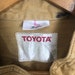 Vintage Toyota Coverall Worker Jacket Overall Workwear Workers Big Logo ...