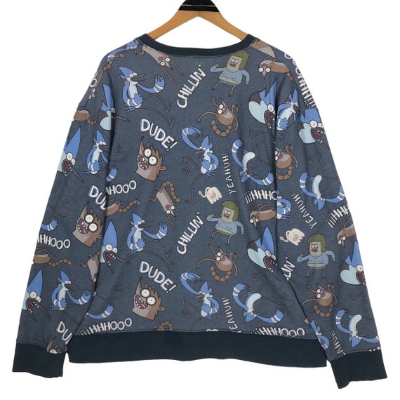 Vintage Regular Show Cartoon Network Crewneck Sweatsh… - Gem