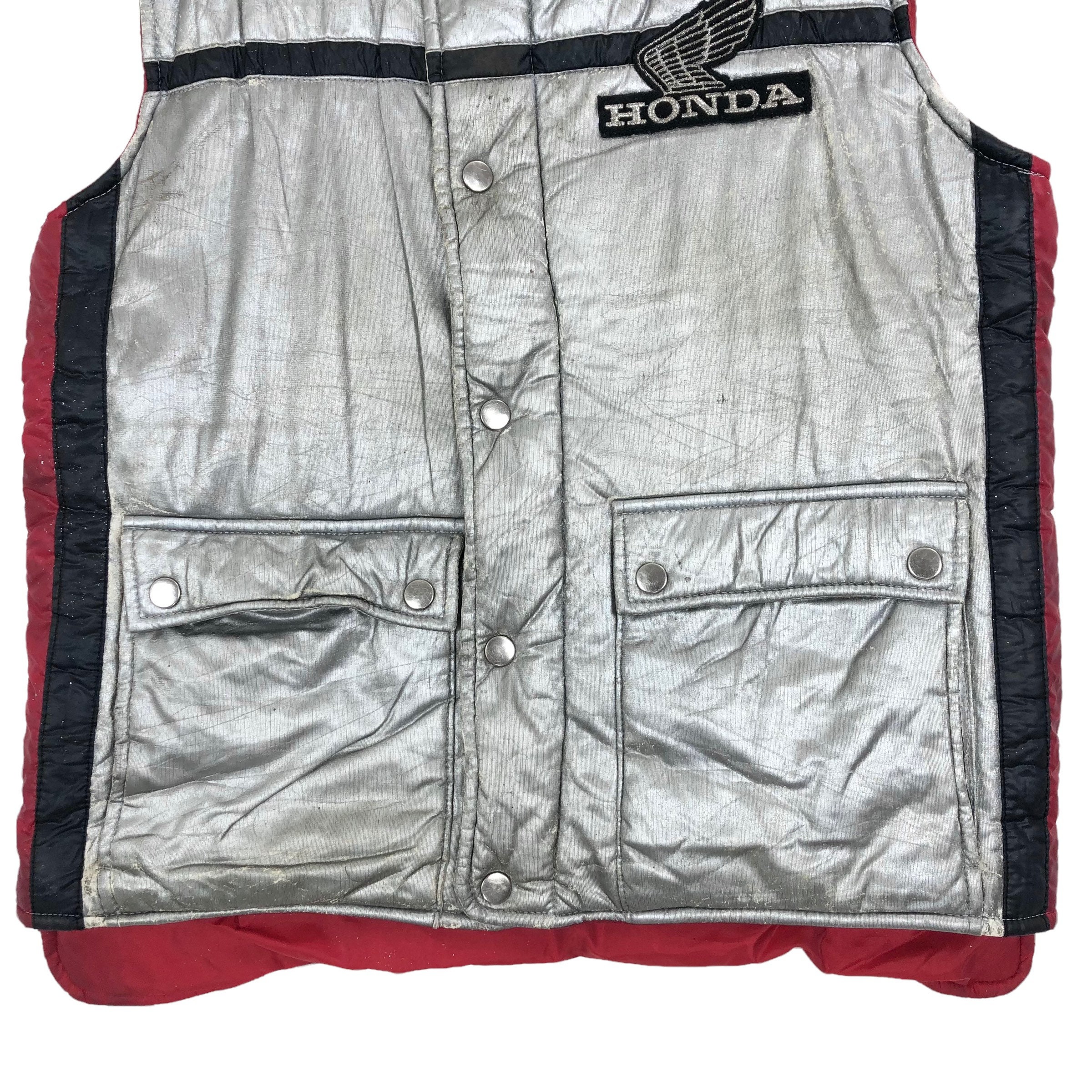 Vintage 90s Honda Racing Puffer Vest: Embroidered Logo, Size S - Etsy