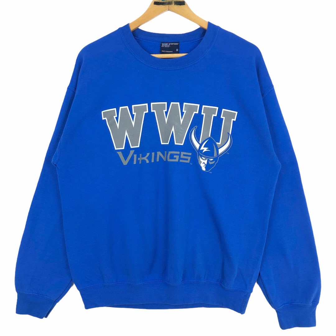 Vintage Western Washington University Vikings Crewneck Sweatshirt WWU ...