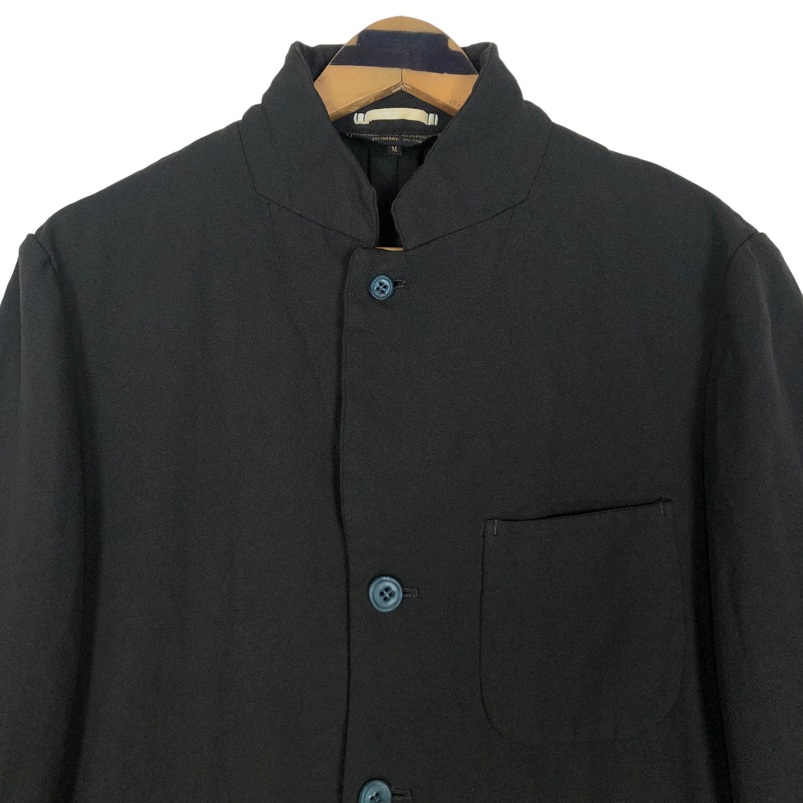 Vintage Comme Des Garcons Homme Plus Mandarin Collar Jacket - Made in ...