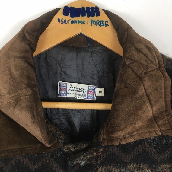 Vintage 70’s Icewear Wool Winter Jacket Aztec Native … - Gem