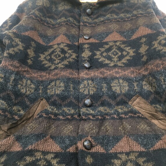Vintage 70’s Icewear Wool Winter Jacket Aztec Native … - Gem
