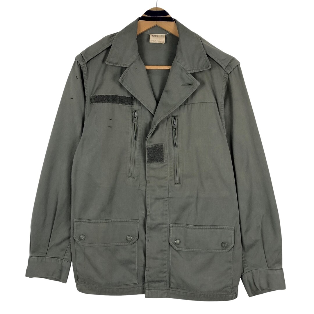 Vintage 80s French Army Field Jacket Military Warein Lille Vintage 80s French Army Field Jacket Military Warein Lille