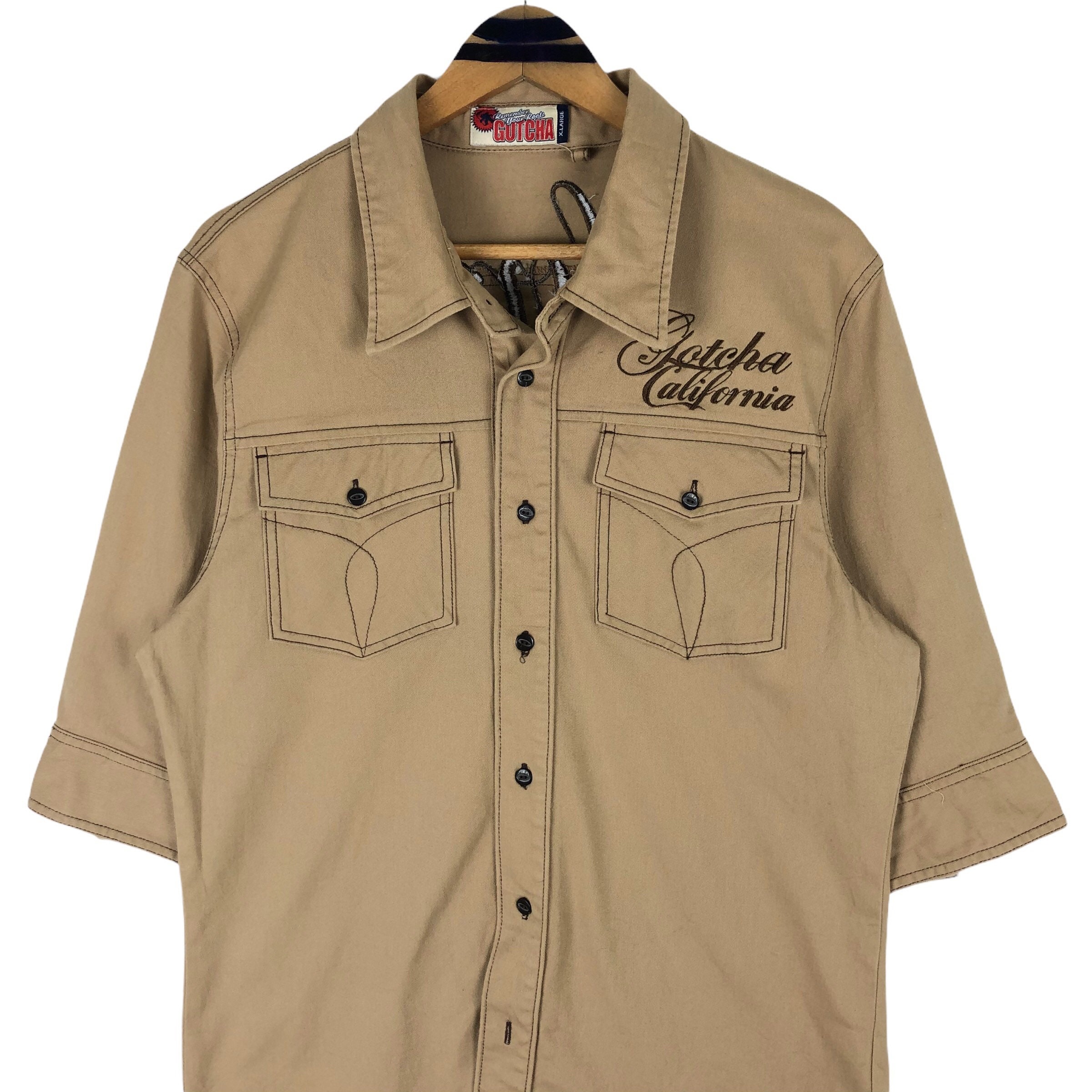 Vintage Gotcha USA Remember Your Roots California Button up Shirt ...