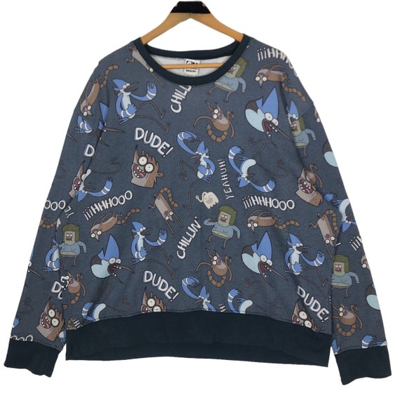 Vintage Regular Show Cartoon Network Crewneck Sweatsh… - Gem