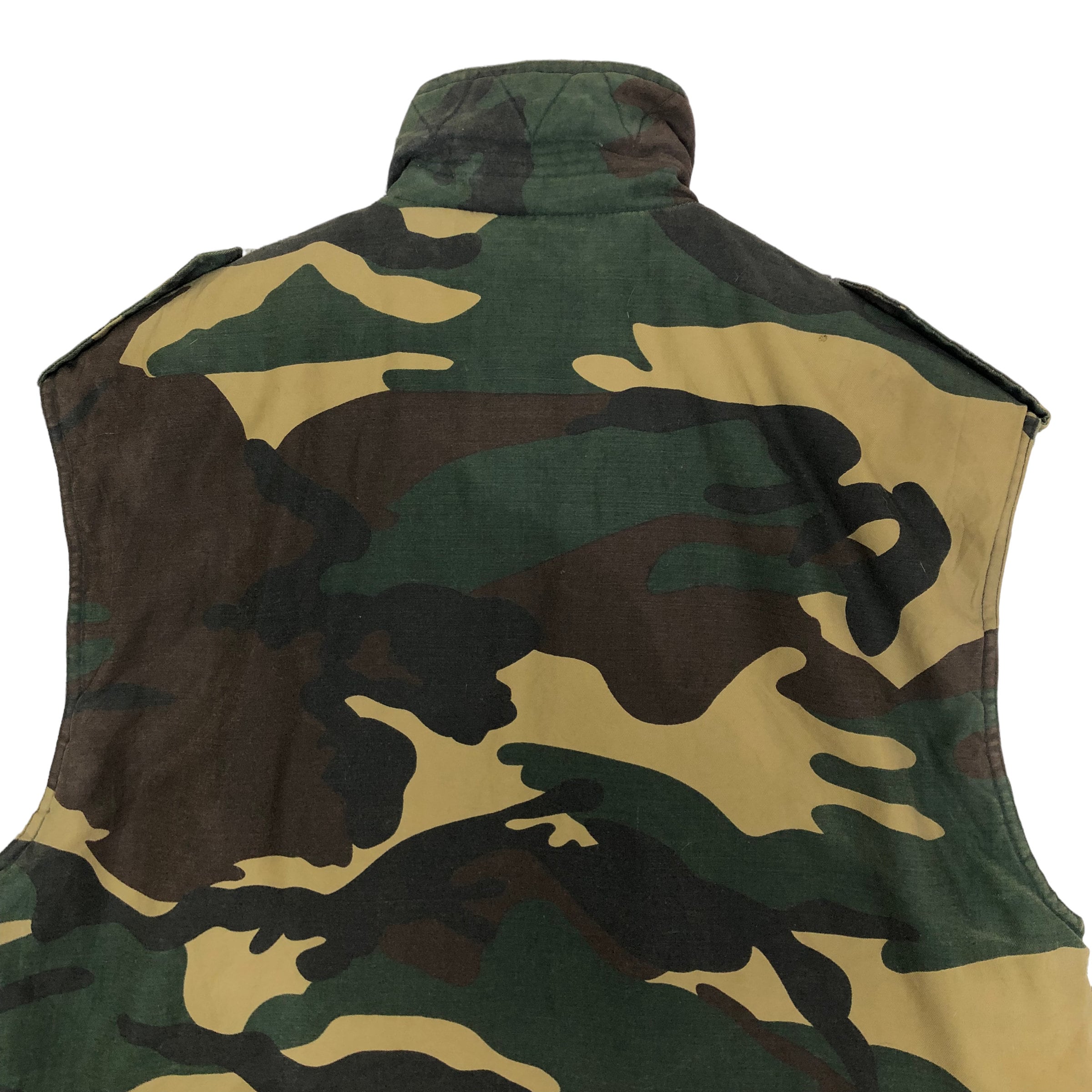 Vintage US Army Tactical Vest Military Cargo Vest Camouflage Zip up ...