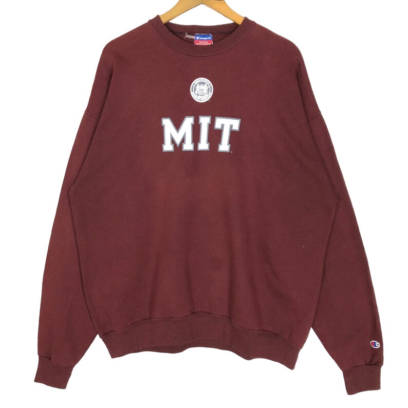 Vintage Massachusetts Institute of Technology Beaver MIT Crewneck ...