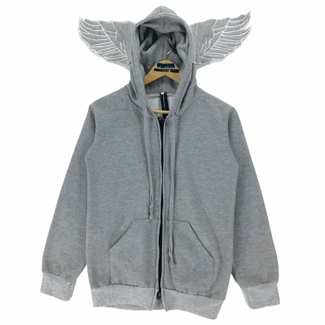 Mercibeaucoup Bab Hello Kitty Wings Zip up Hoodie Sweatshirt Eri Utsugi ...