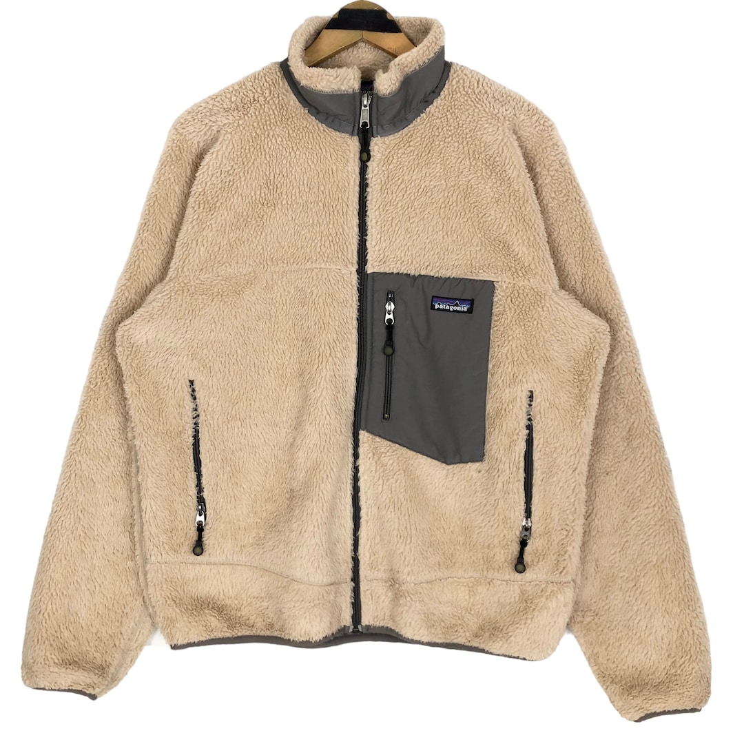Vintage Patagonia Retro-x Fleece Jacket: Beige Sherpa, Made in Canada ...