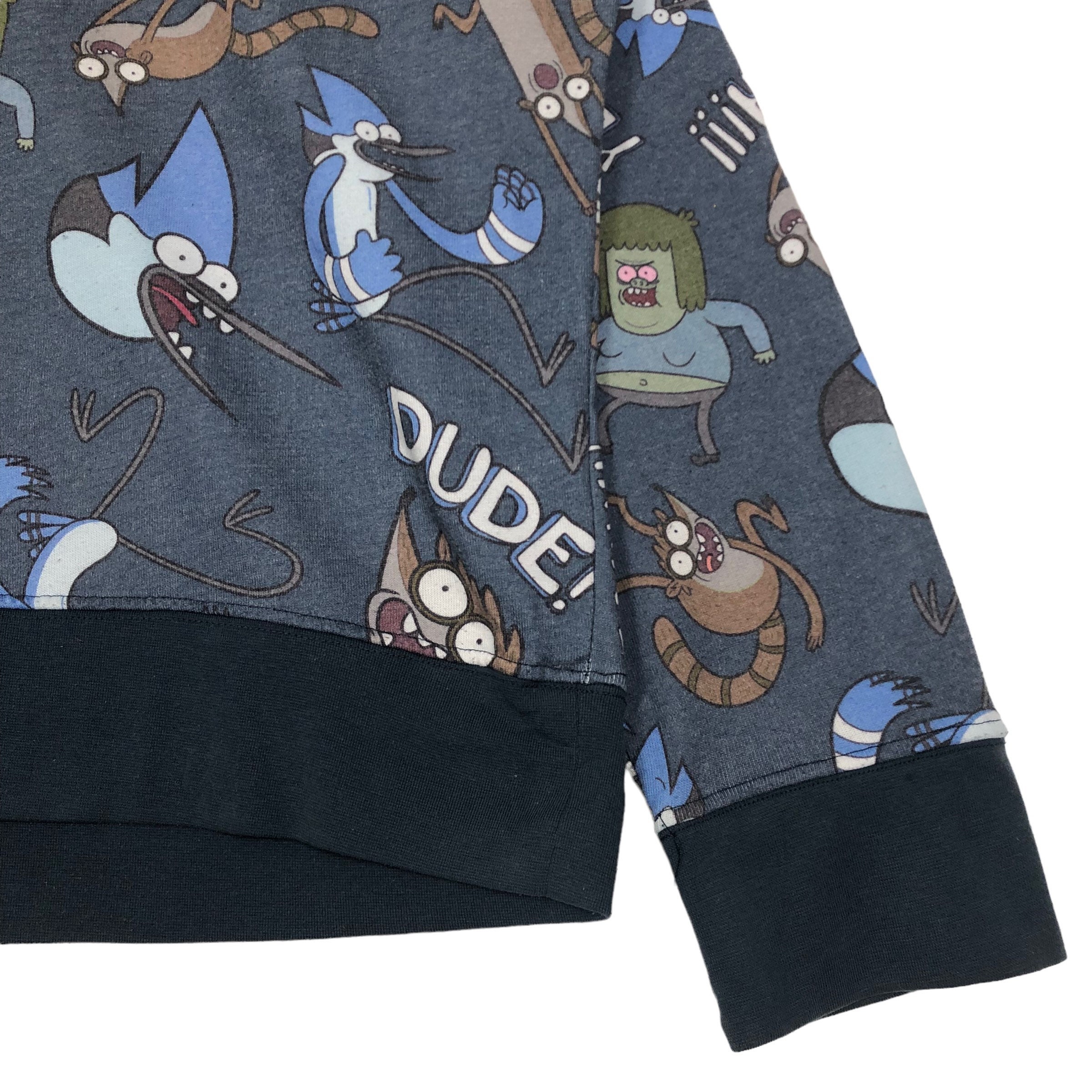 Vintage Regular Show Cartoon Network Crewneck Sweatshirt Pullover ...