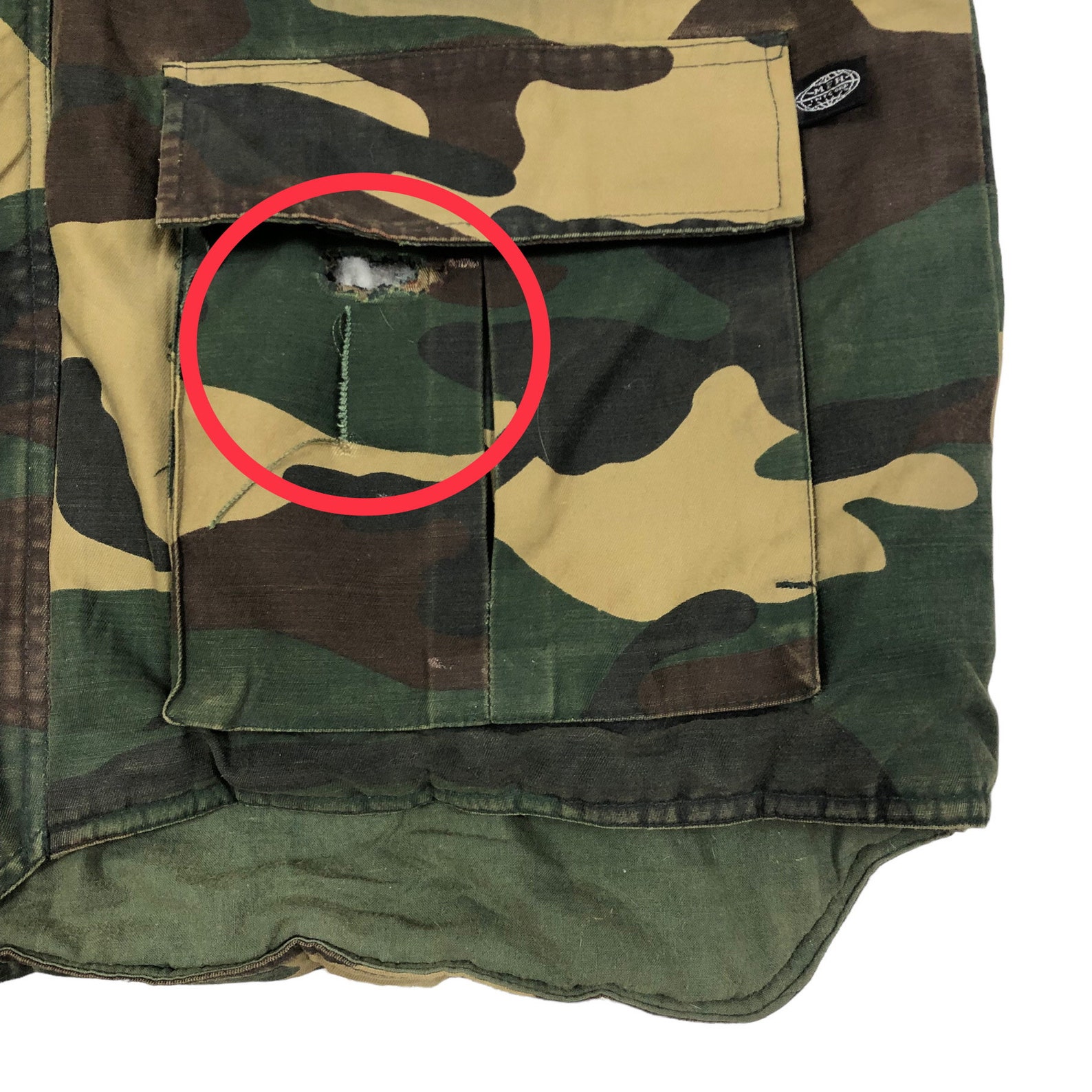 Vintage US Army Tactical Vest Military Cargo Vest Camouflage Zip up ...