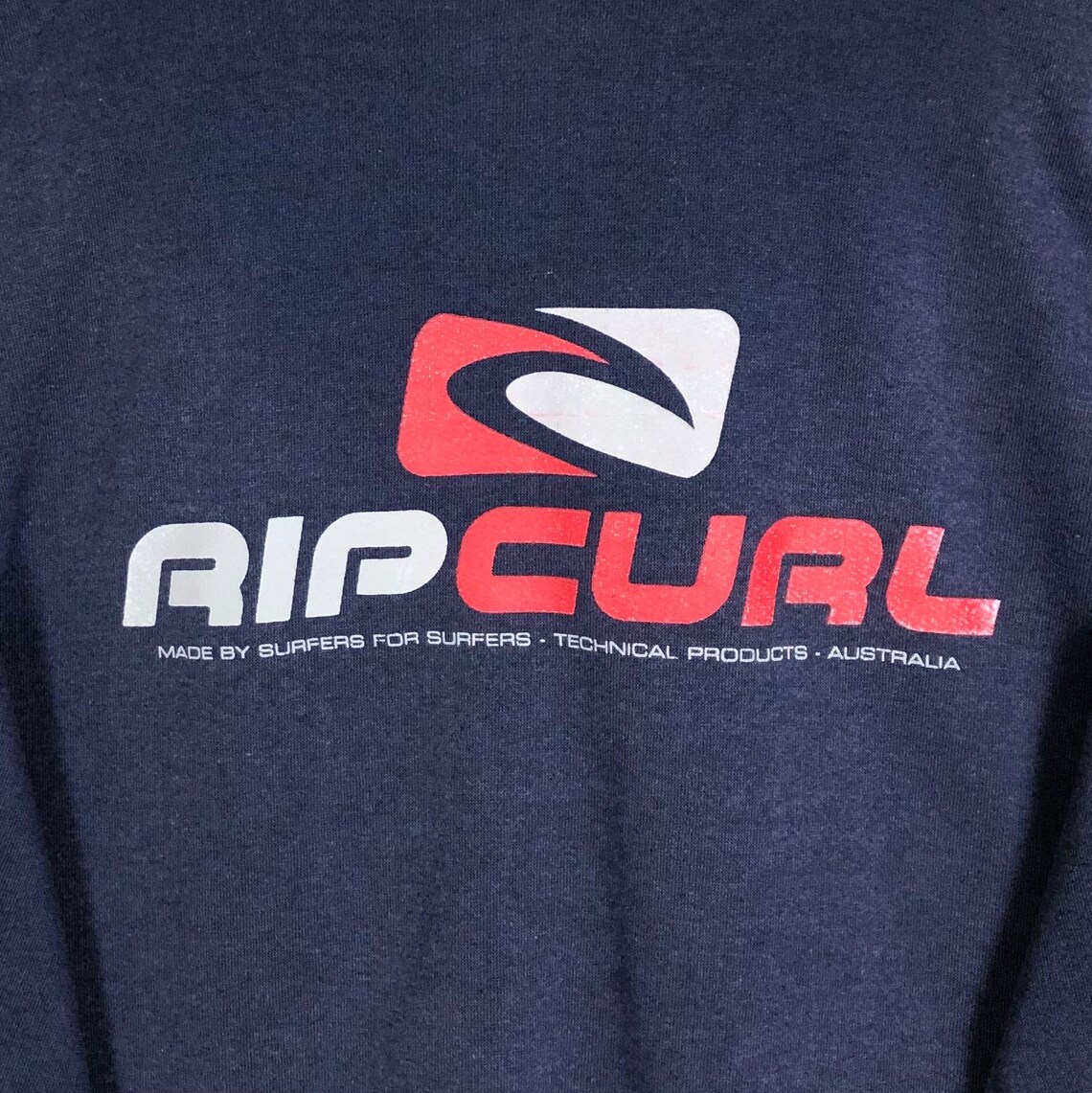 Vintage 90s Rip Curl Australia Hoodie Sweatshirt Pullover Sweater Big ...