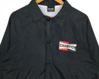 Vintage 90s Champion Salvage Clothing Coach Jacket Nylon Vintage 90s Champion Salvage Clothing Coach Jacket Nylon