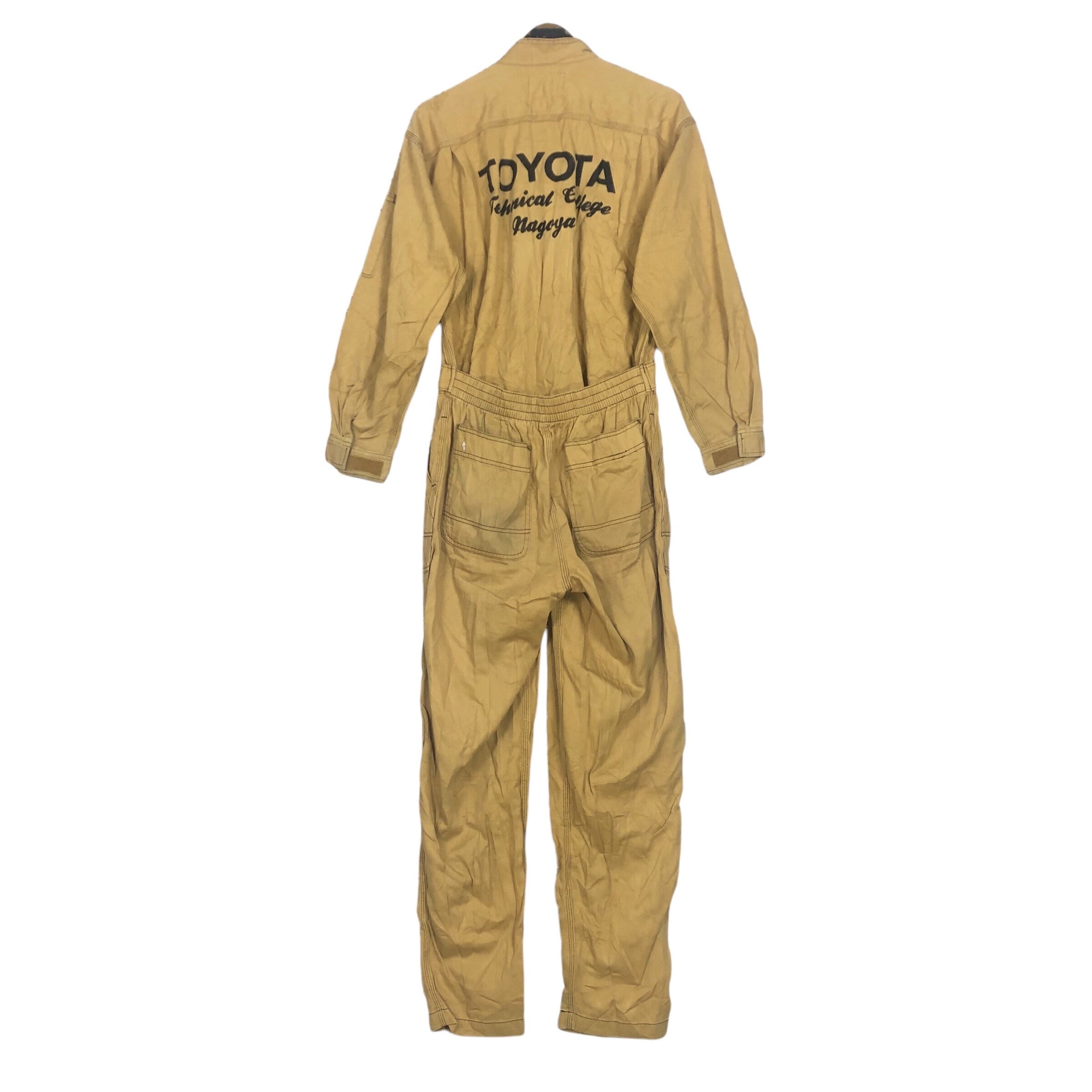 Vintage Toyota Coverall Worker Jacket Overall Workwear Workers Big Logo ...
