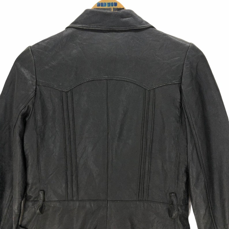 Vintage Versus By Gianni Versace Womens 100% Leather Jacket | Etsy