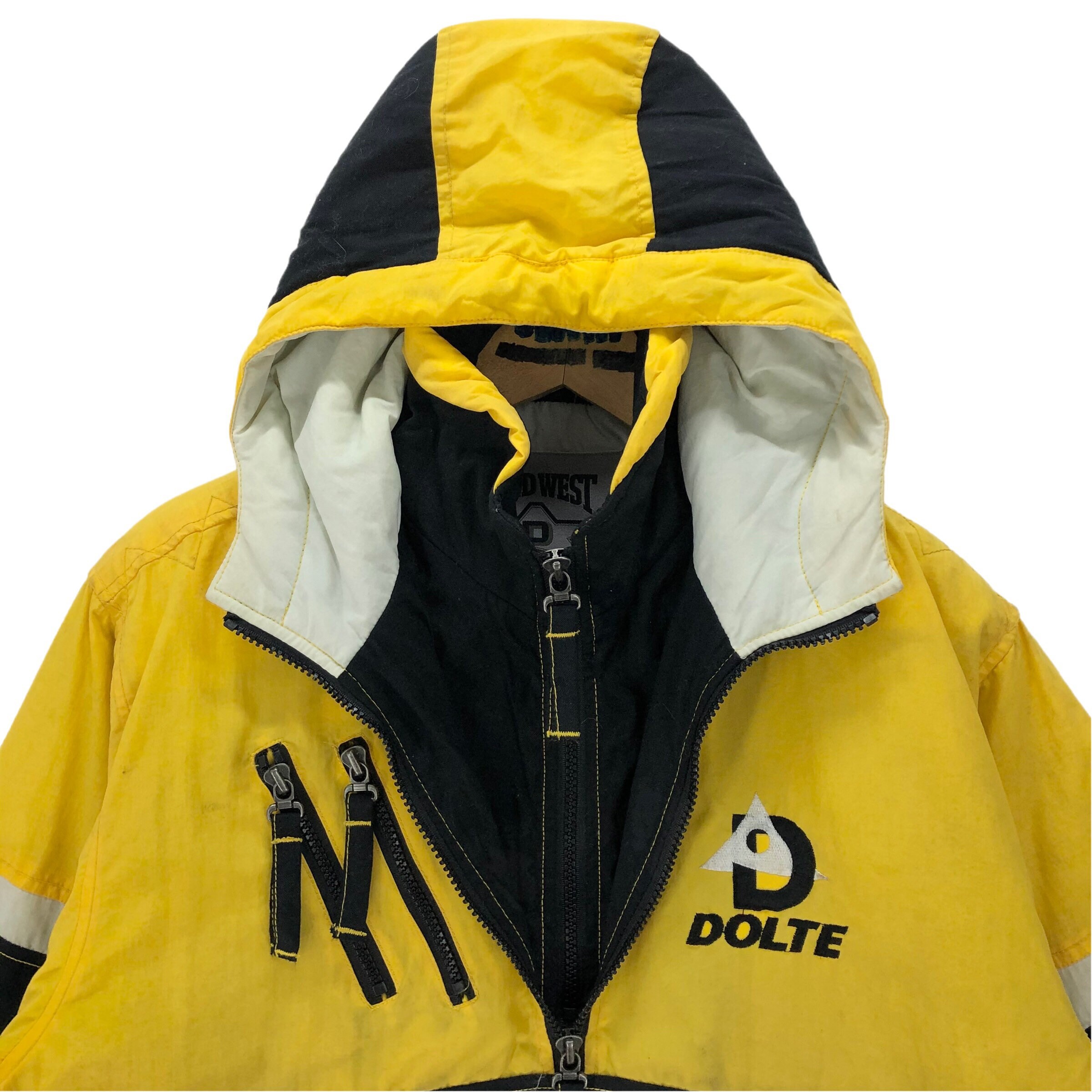 Vintage Wild West Dolte Windbreaker Embroidery Big Logo Nylon Light ...