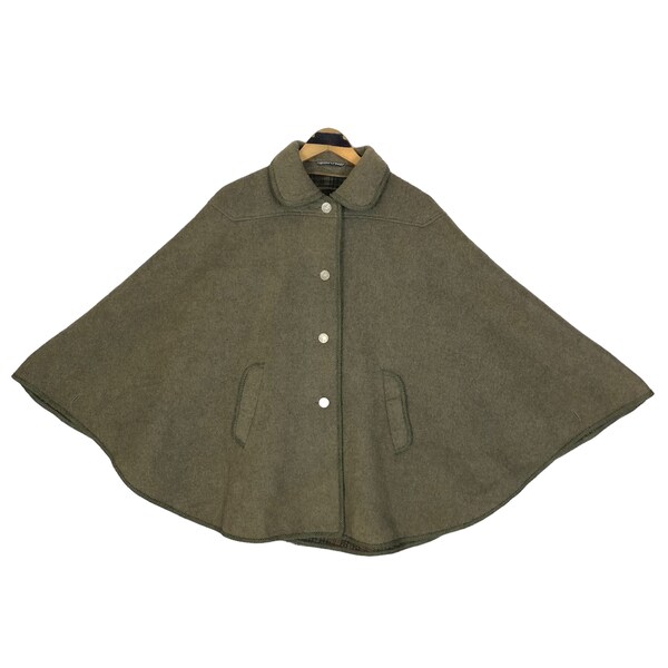 Wool Cape Coat - Etsy