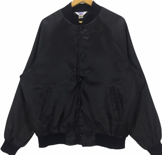 Vintage Westark Nylon Varsity Jacket - Gem